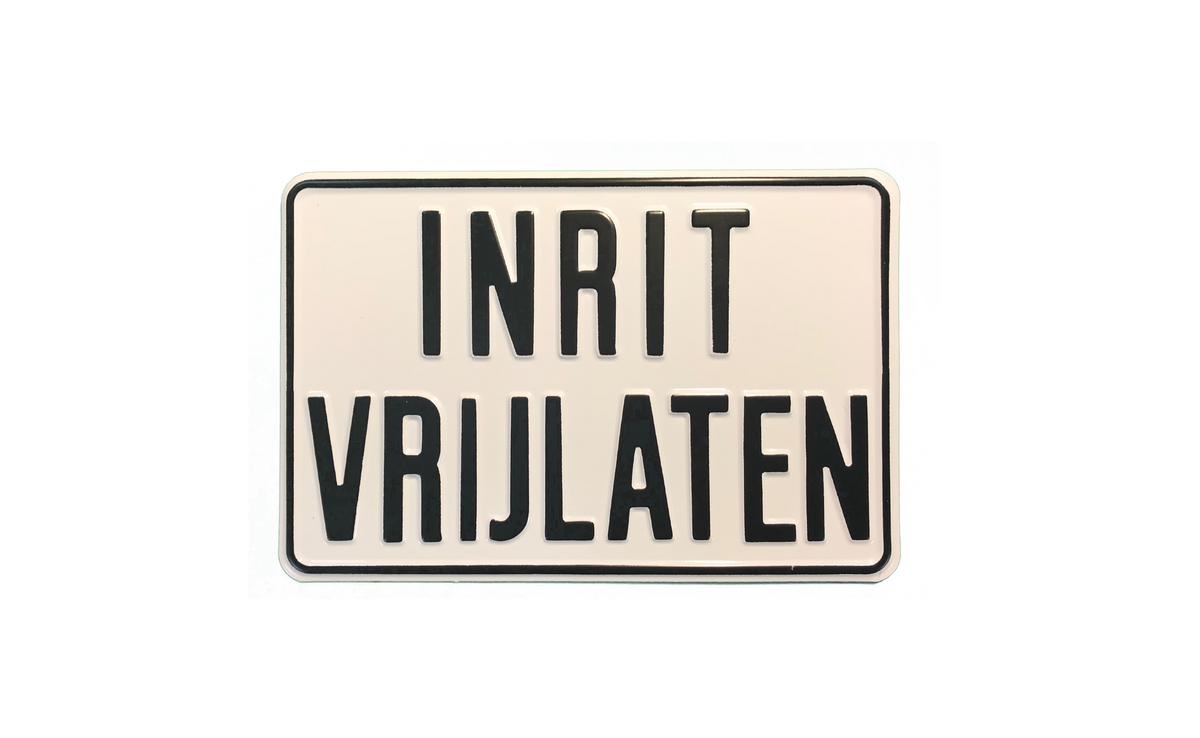 Inrit vrijlaten bord – snel-kenteken.nl