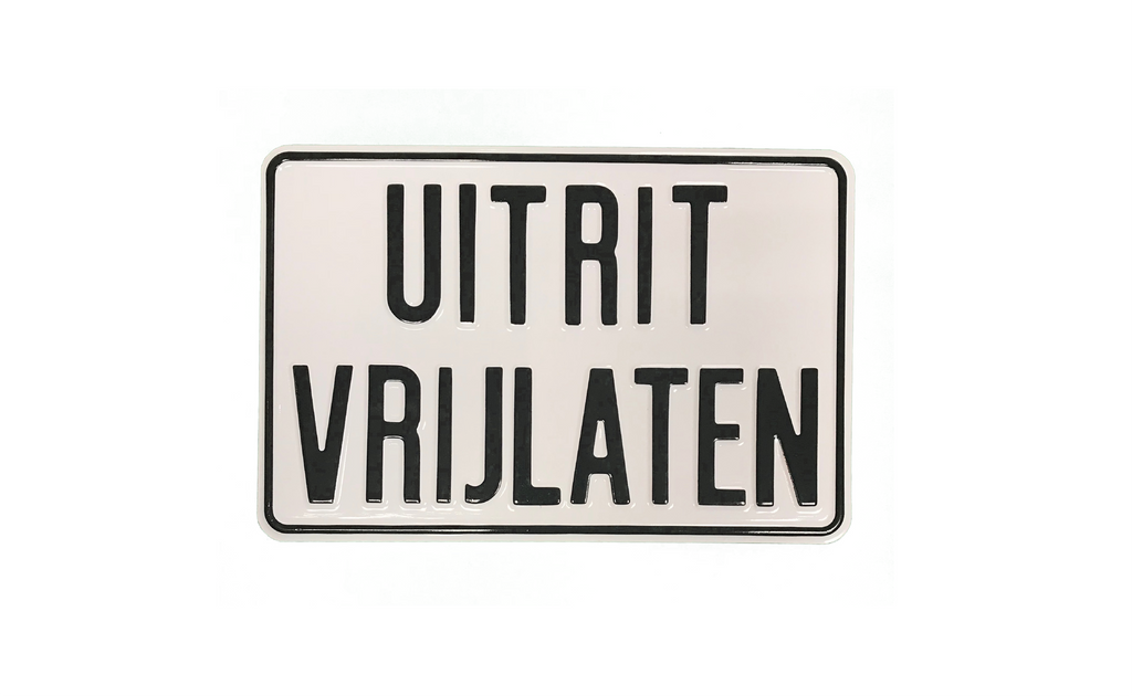 Uitrit vrijlaten bord – snel-kenteken.nl